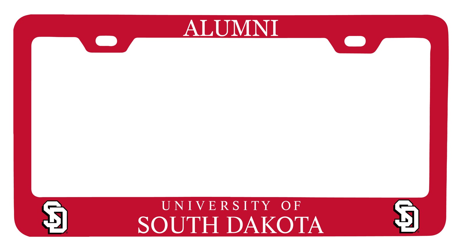 South Dakota Coyotes College Alumni Metal License Plate Frame | Etsy