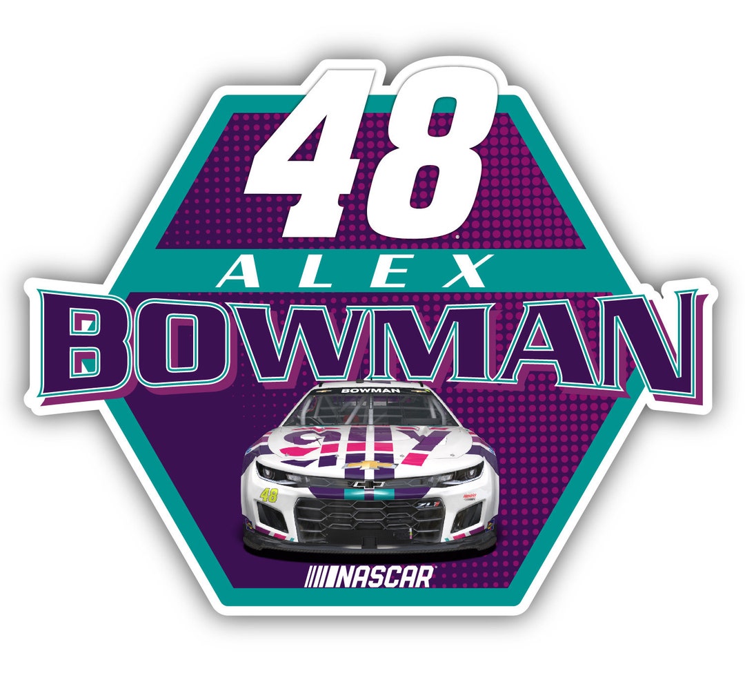 Alex Bowman #48 NASCAR Sticker - Officially Licensed Decals - Etsy