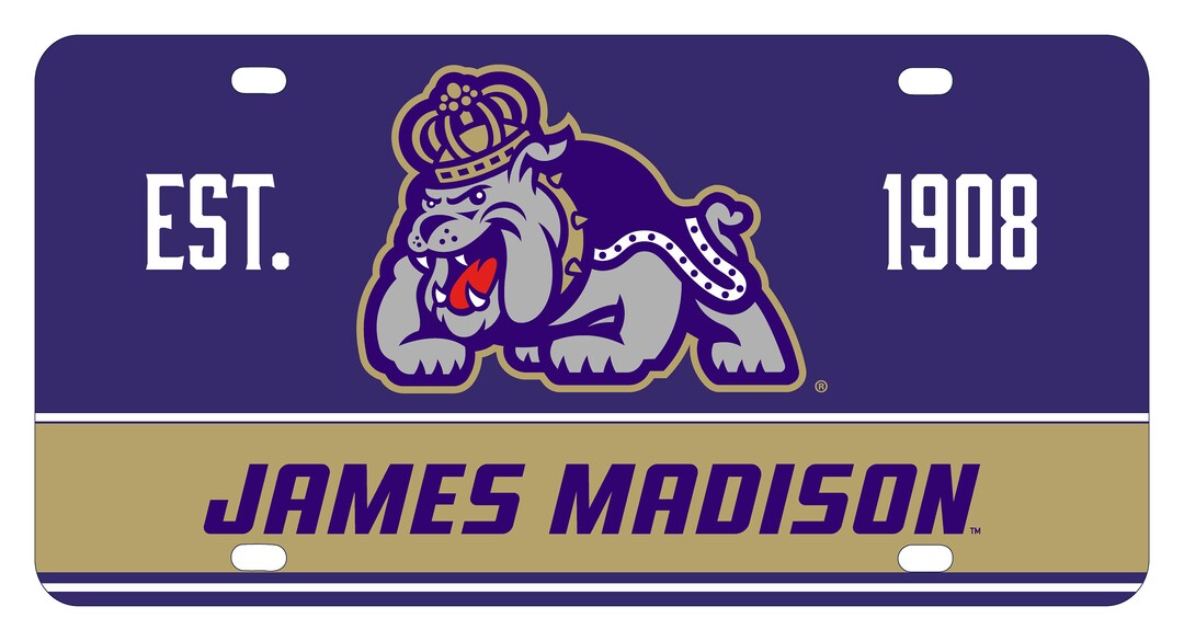 James Madison Dukes License Plate - Multiple Sizes Available - Etsy