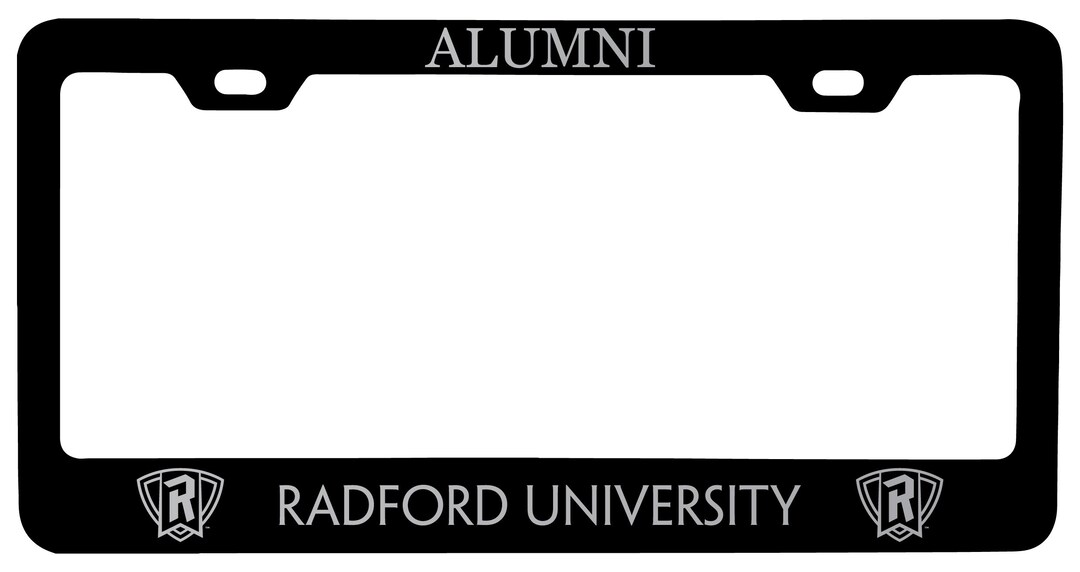 Radford University Highlanders Alumni Engraved Metal License Plate ...