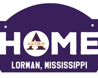 Alcorn Wood Sign - Etsy