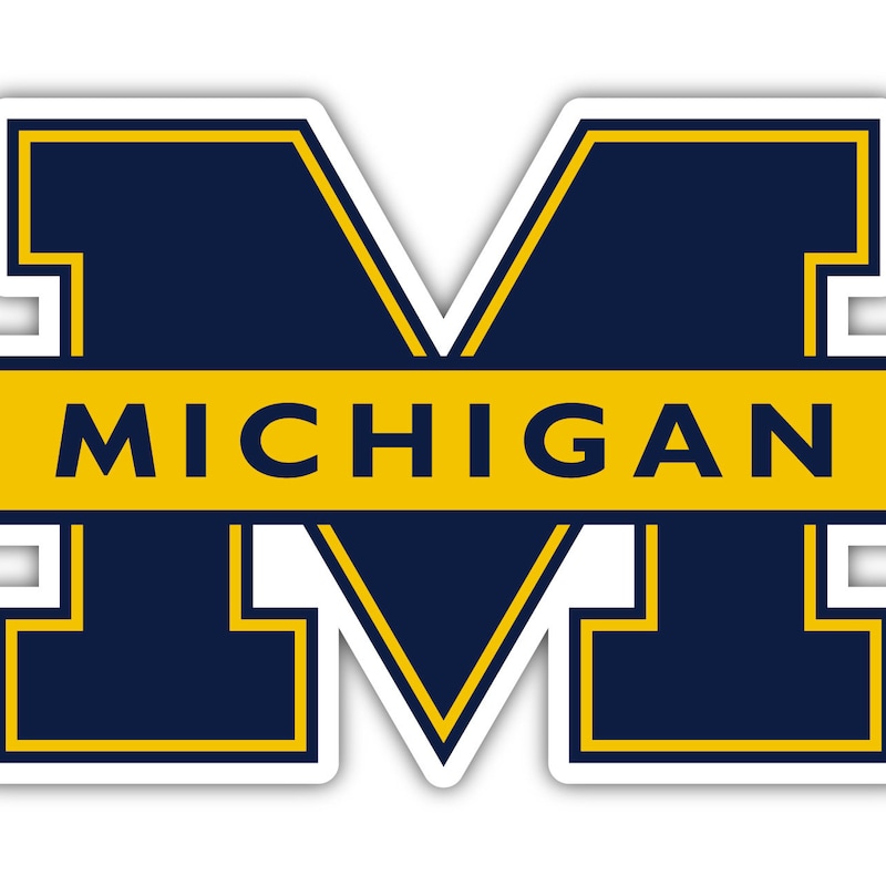 Michigan State Vinyl Logo - Etsy