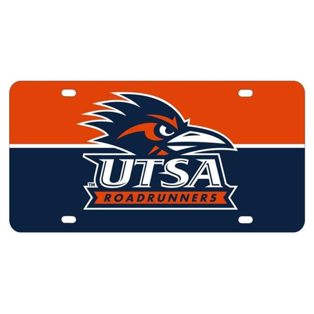 R and R Imports UTSA Road Runners Metal License Plate - Etsy