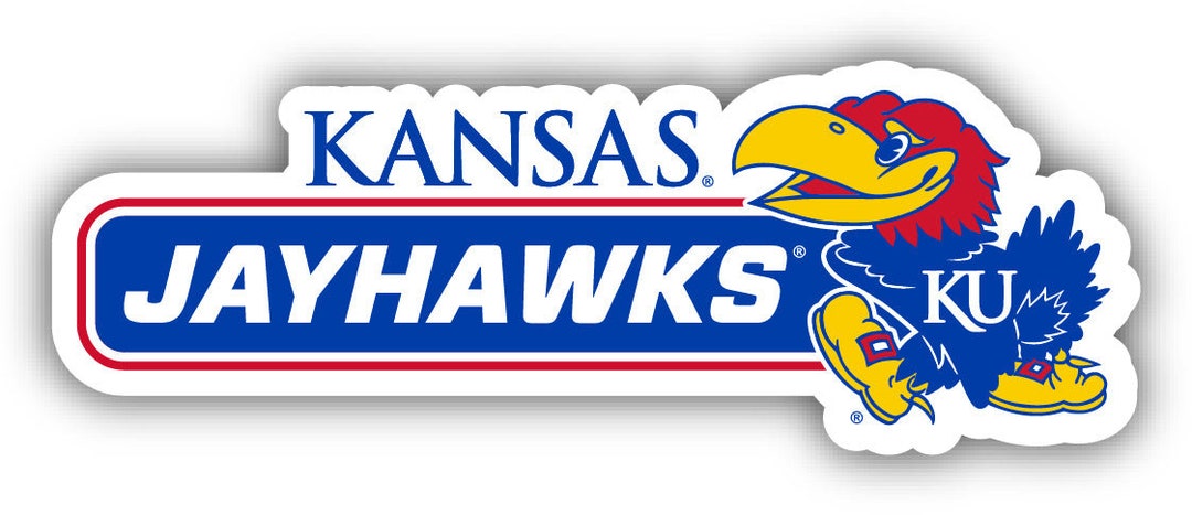 Kansas Jayhawks 4 Inch Wide Colorful Vinyl Decal Sticker - Etsy