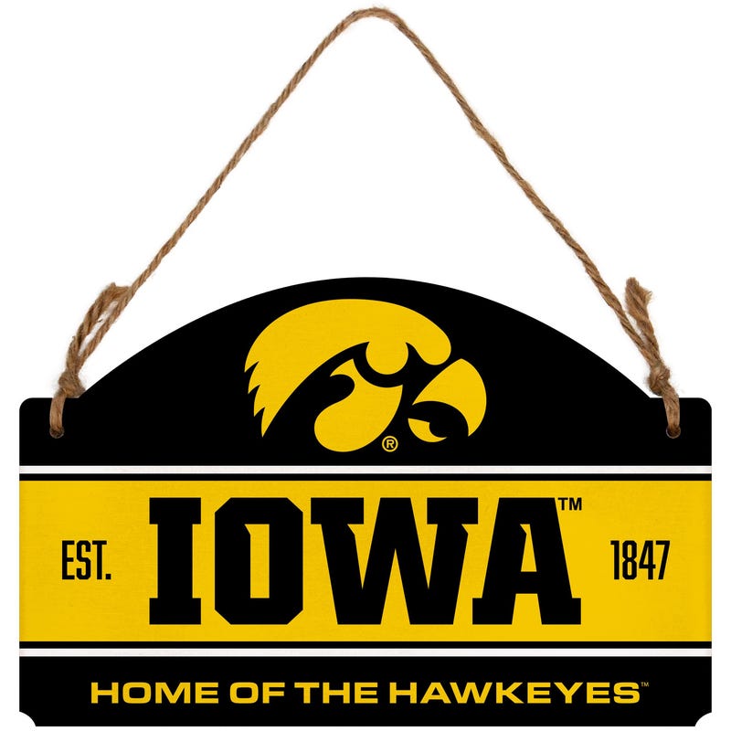 Iowa Hawkeye Sign - Etsy