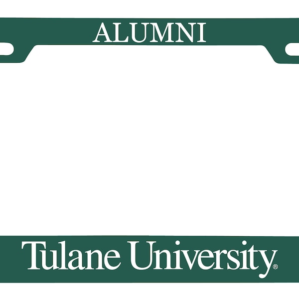 College Alumni License Plate Frame - Etsy