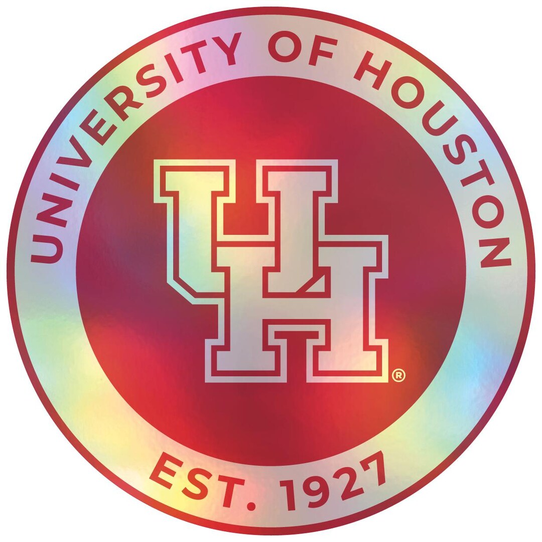 University of Houston Holographic Vinyl Decal Sticker Officially ...