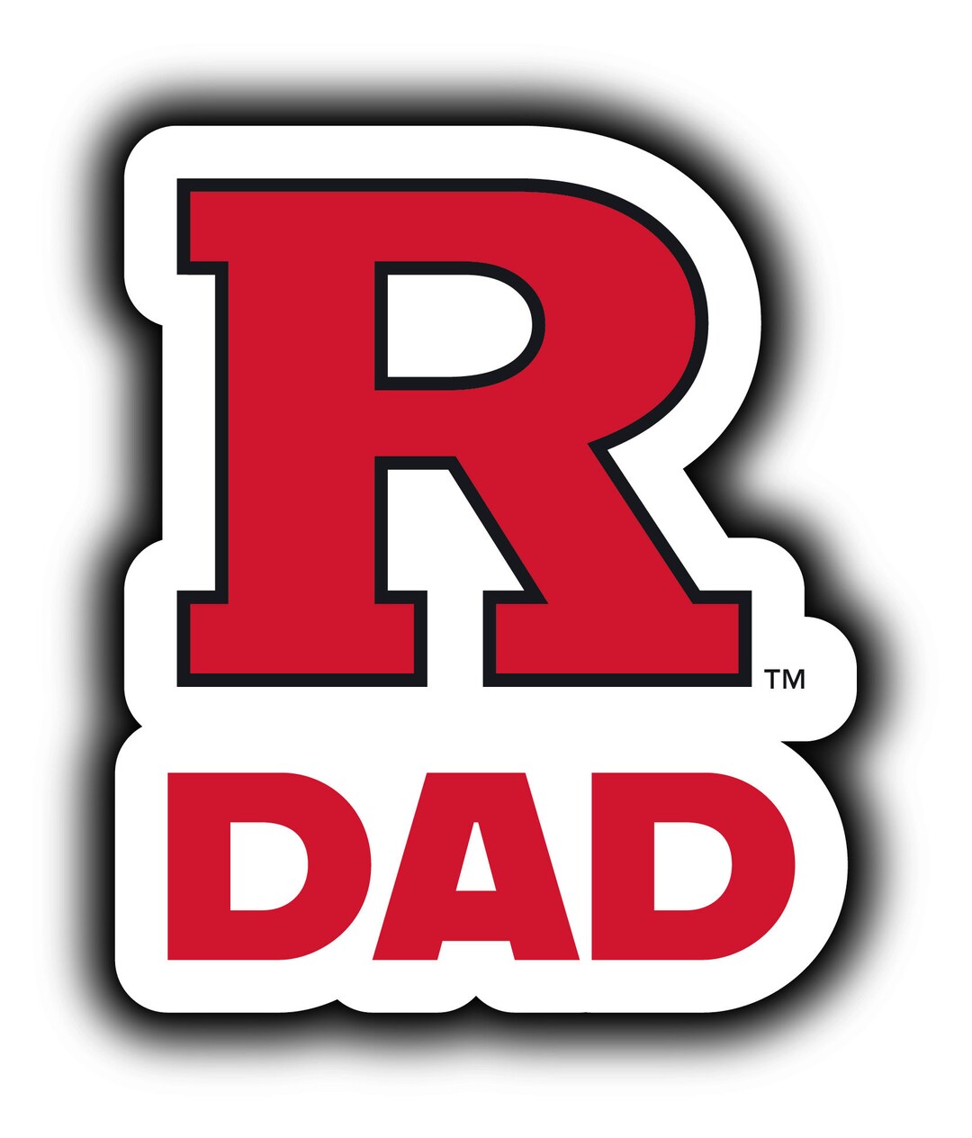 Rutgers Scarlet Knights 4-inch Proud Dad Die Cut Decal - Etsy