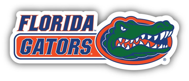 Florida Gators 4 Inch Wide Colorful Vinyl Decal Sticker - Etsy