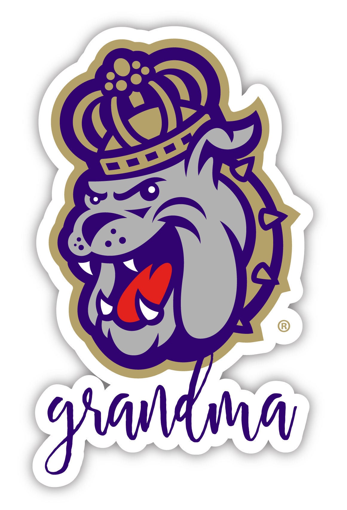James Madison Dukes 4 Inch Proud Grandma Magnet - Etsy UK