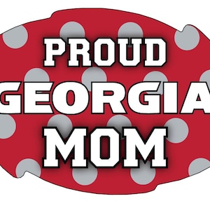 Georgia Bulldogs Proud Parent (dad or Mom) Magnet/sticker - Etsy