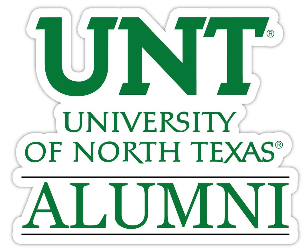 North Texas 4-inch Alumni - Sticker or Magnet Choice - Etsy
