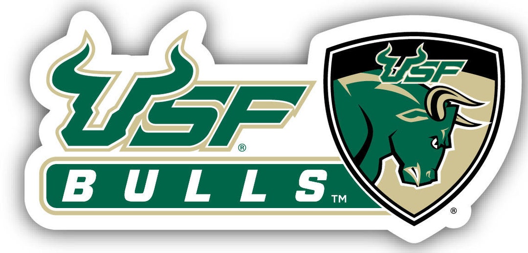 South Florida Bulls 4 Inch Wide Colorful Vinyl Decal Sticker - Etsy