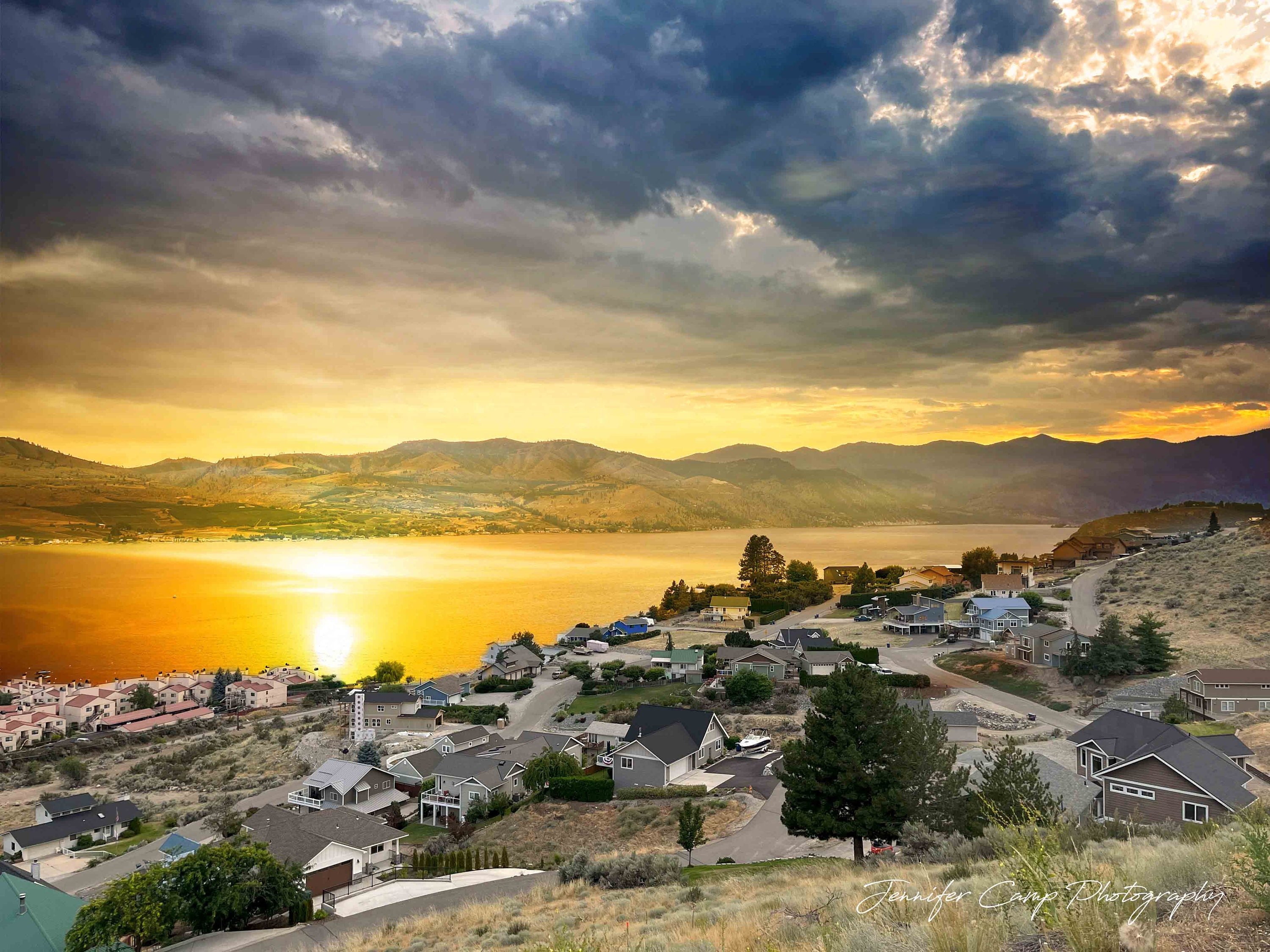 Lake Chelan Washington Sunset Landscape Fine Art Photography, Home ...