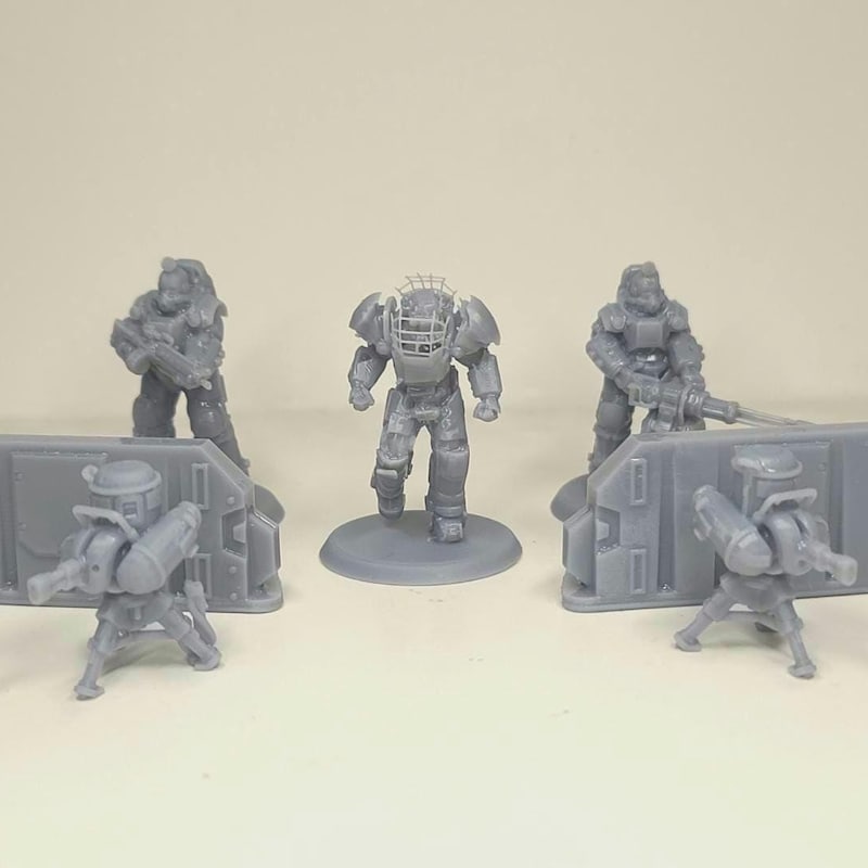 Fallout Miniatures Raider - Etsy