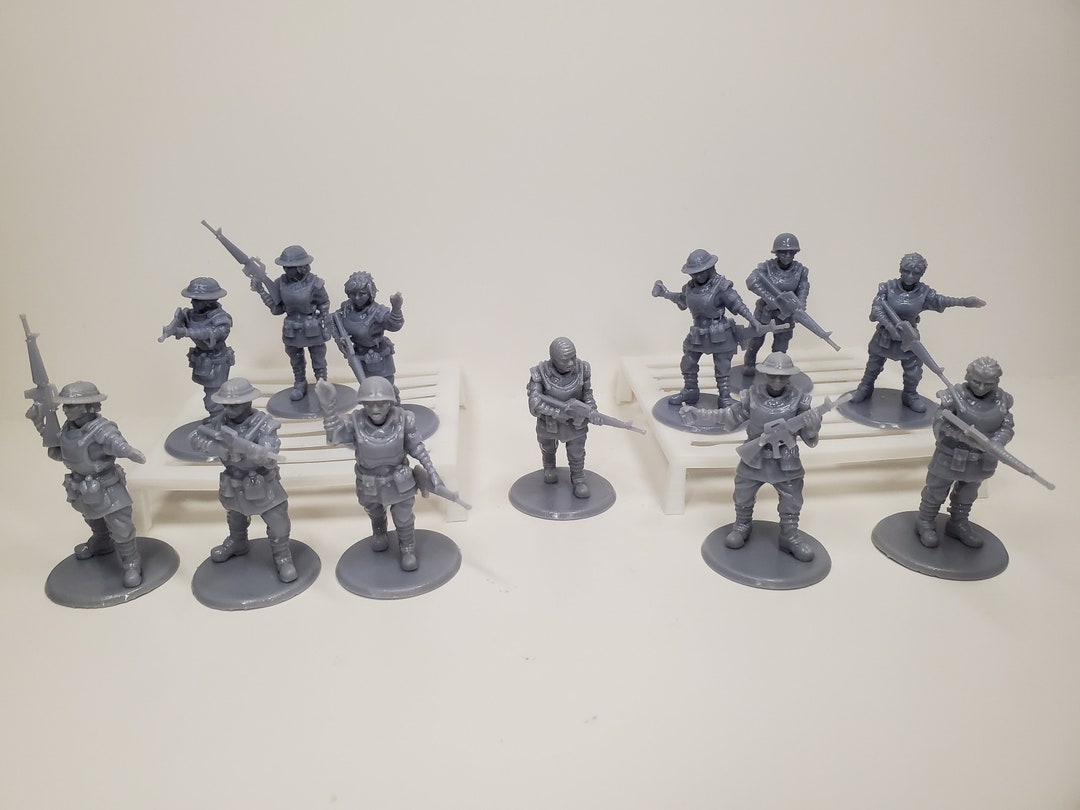 Fallout NCR Trooper Squad Miniatures - Etsy