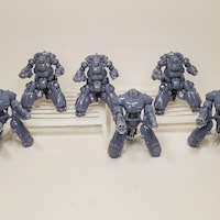Robotron Bundle - Post Apocalyptic Inspired - Miniature Set - Resin 3D ...