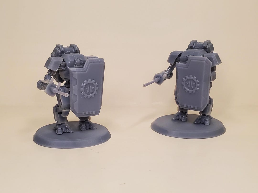 Helldivers 2 Automaton Heavy Devastator Miniatures - Etsy