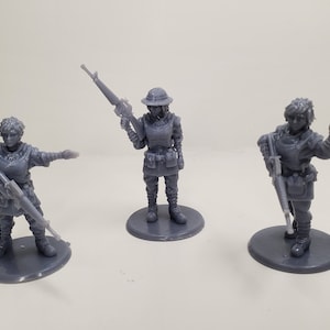 Fallout NCR Trooper Squad Miniatures - Etsy