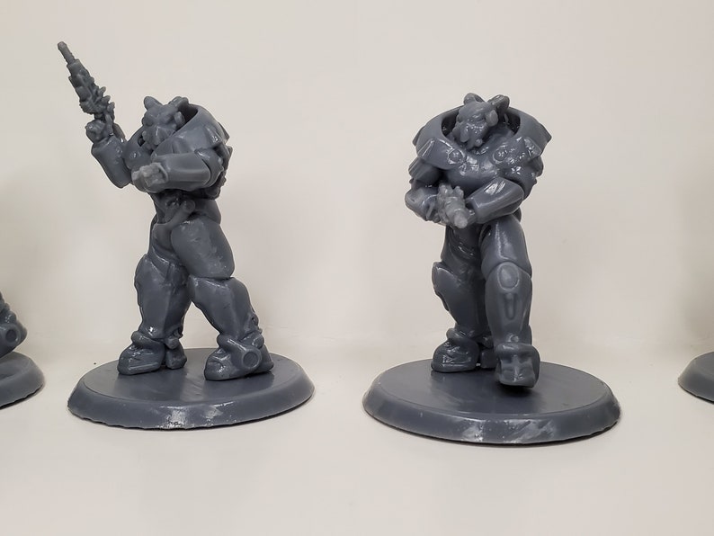 Fallout Enclave Power Armor Trooper Miniatures - Etsy México