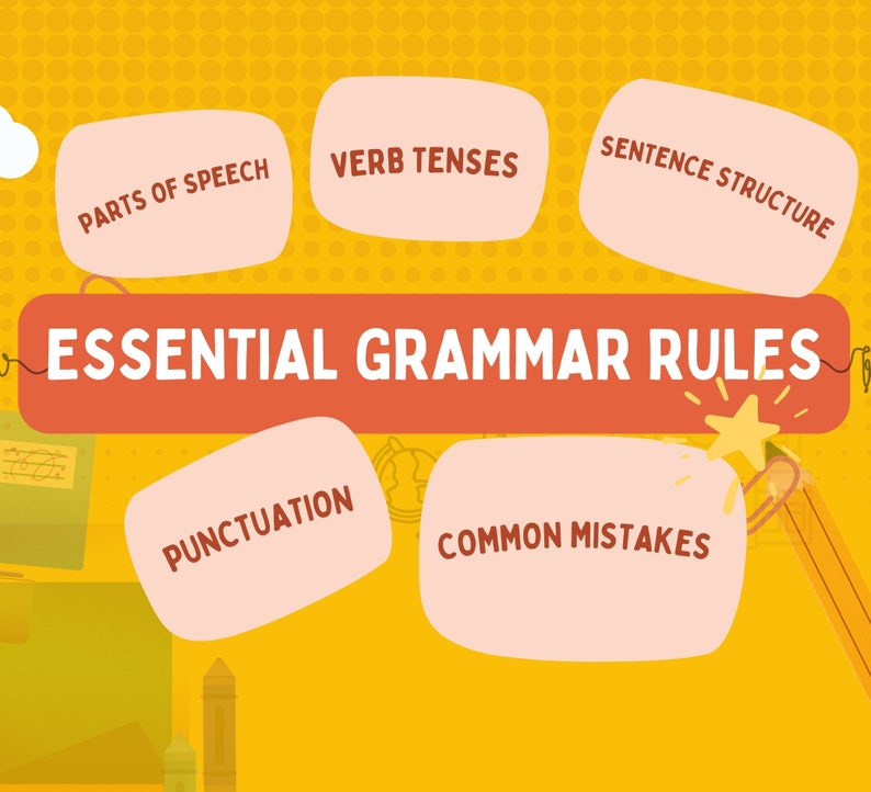 ESSENTIAL GRAMMAR RULES - Etsy