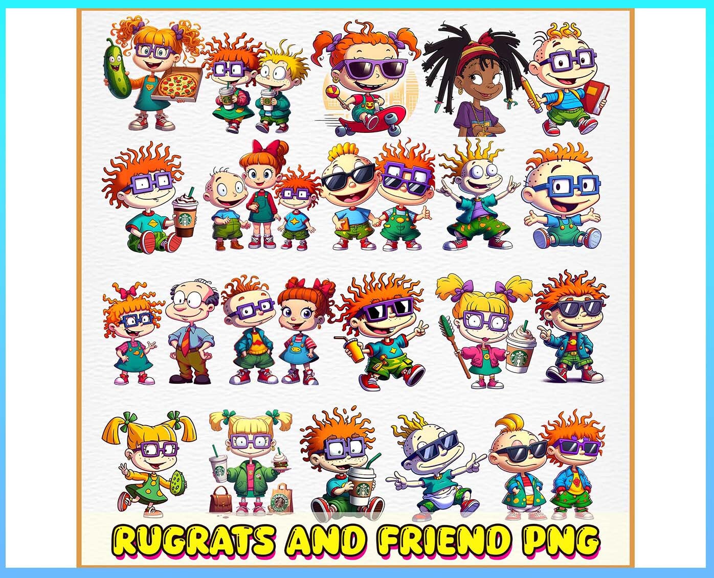 Rugrats and Friends Png Bundle Rugrats PNG Rugrats Clipart Instant ...