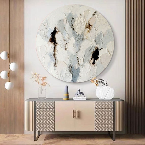 White 3D Abstract Painting Color Abstract Painting Colored - Etsy