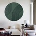 Green Circle Canvas Art Green Circle Minimalist Art Green - Etsy