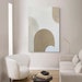 Beige Arch Plaster Painting Beige Arch Wall Art Pure Beige - Etsy