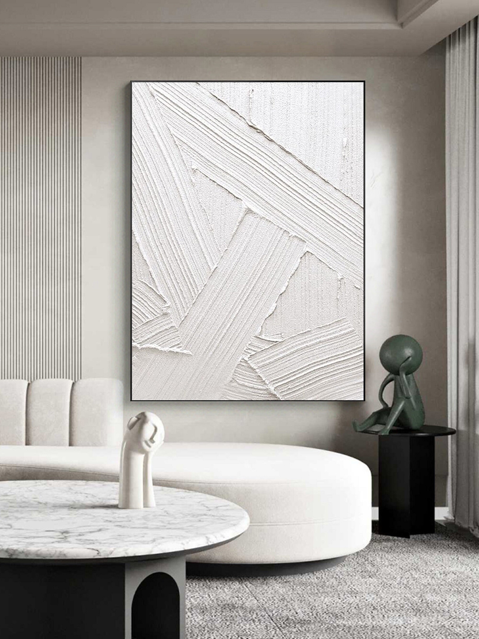 White Minimalist Painting