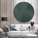 Green Circle Canvas Art Green Circle Minimalist Art Green Textured Wall ...