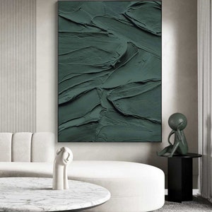 Large Green Wall Decor Large Green Wall Art Large Green Textured Wall ...