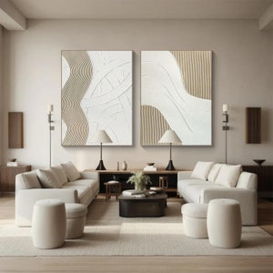 Set of 2 Beige Art Set of 2 Beige Arch Wall Art Set of 2 Beige Wall Art ...