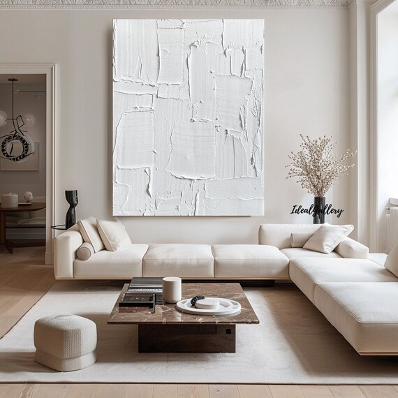 White wall art store