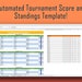 Automated Tournament Excel Template Automated Tournament Standings ...