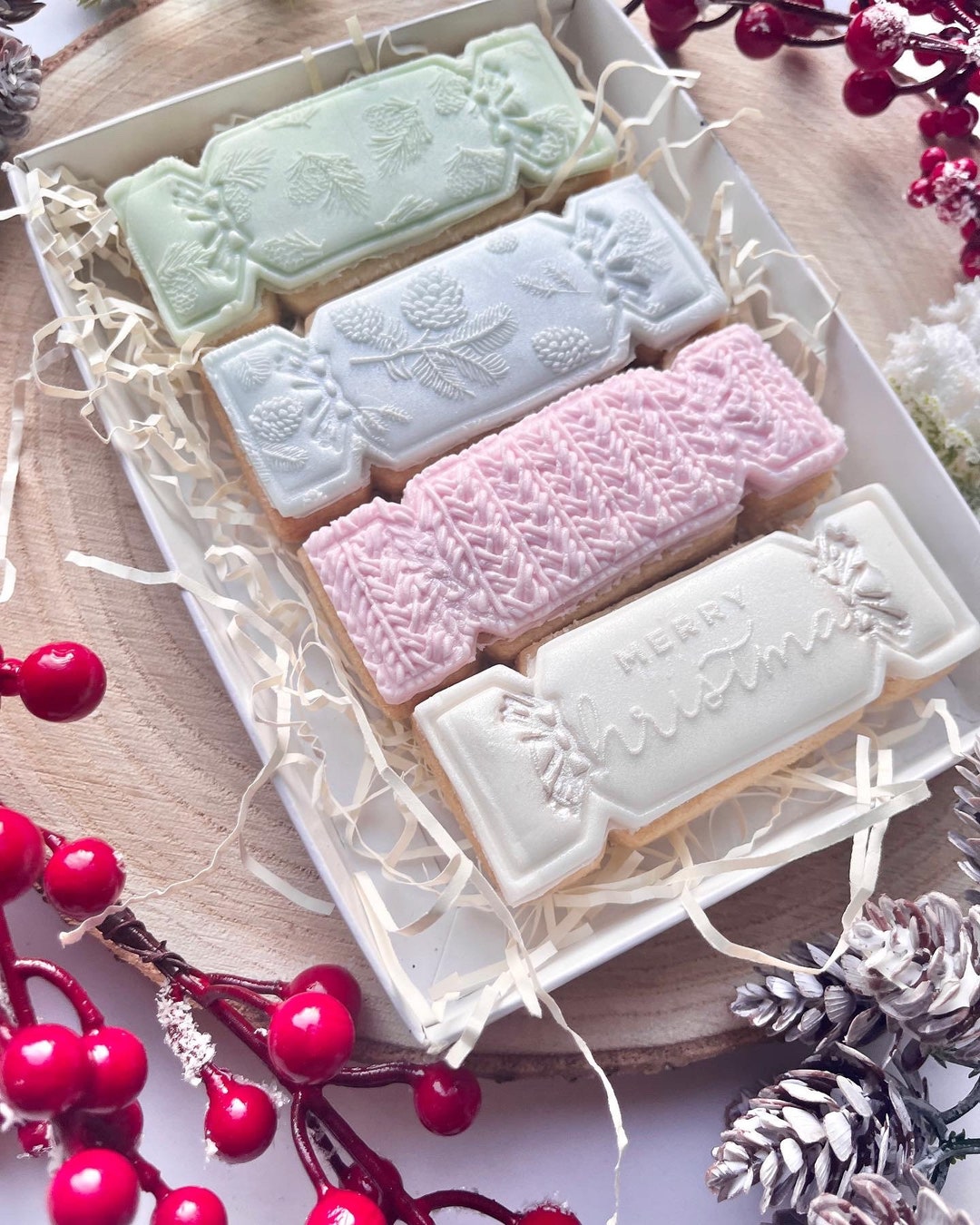 Christmas Bon Bons /christmas Gift / Christmas Biscuits - Etsy