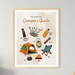 The Essential Camper's Guide Camping Essentials Guide to Camp Poster - Etsy