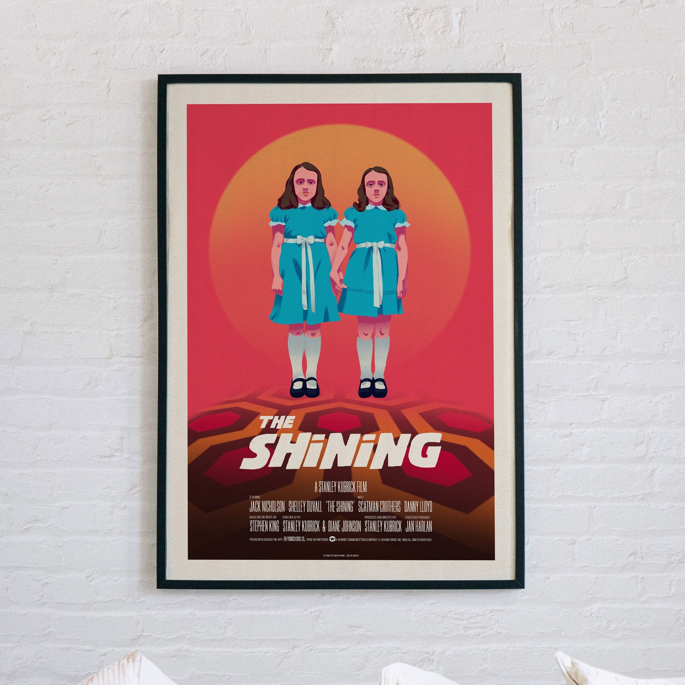 The Shining Classic Retro Movie Poster Retro-modern, Vintage Inspired ...