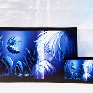 Satosugu Beta Fish Anime Boys Artprint 11x17 - Etsy