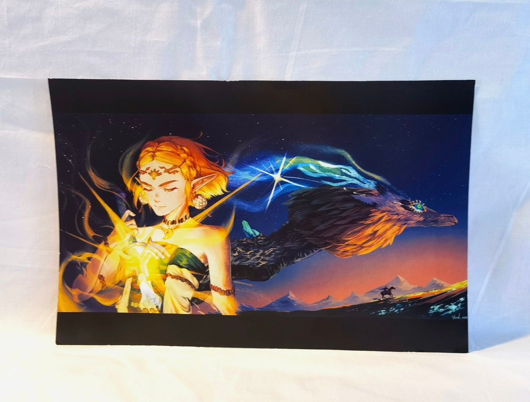 Loz TOTK - Anime Girl Dragon Artprint 11"x17" - Etsy