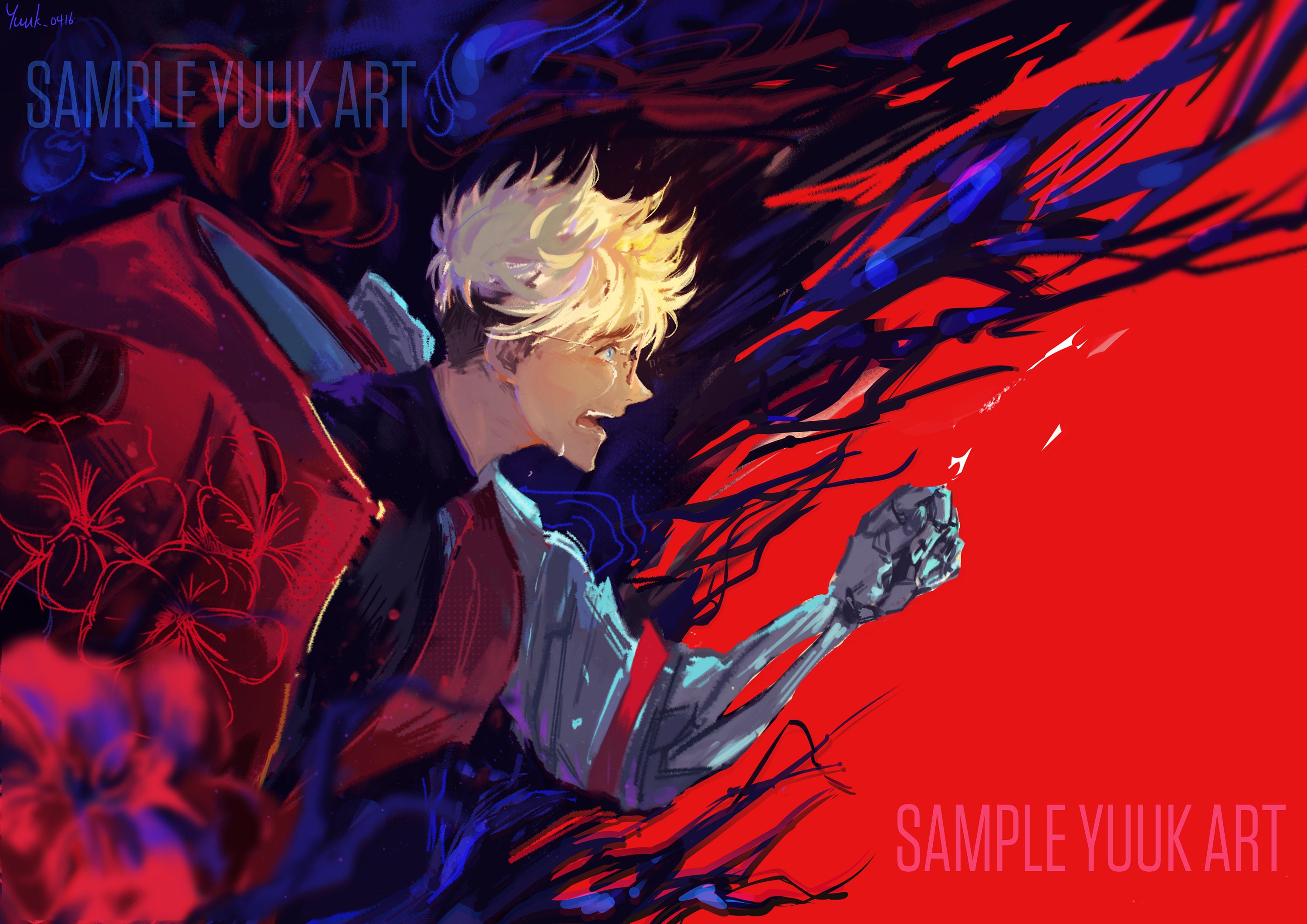 Vash Keep on Running Anime Boy Artprint 11x17 - Etsy