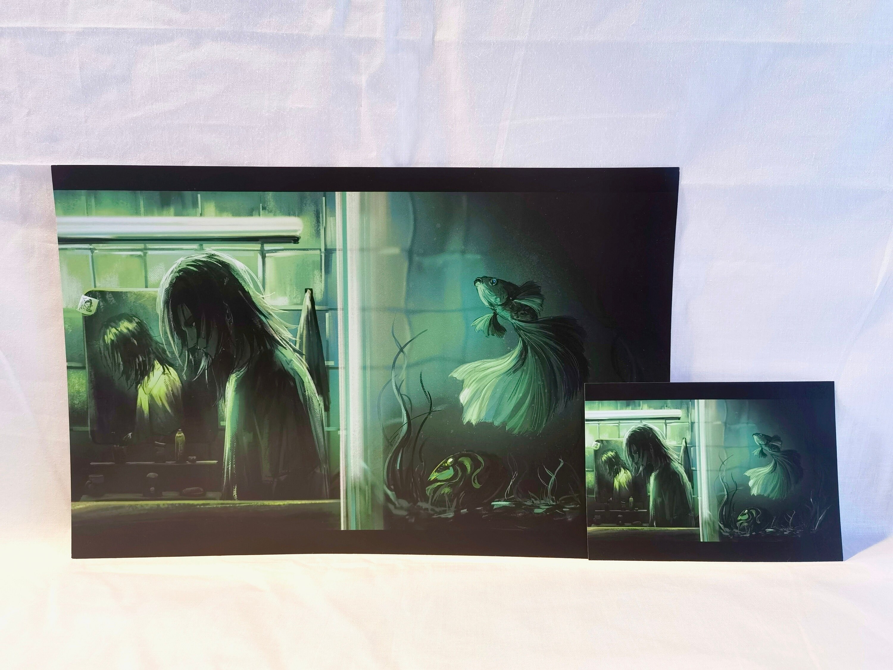 Satosugu Beta Fish Anime Boys Artprint 11x17 - Etsy