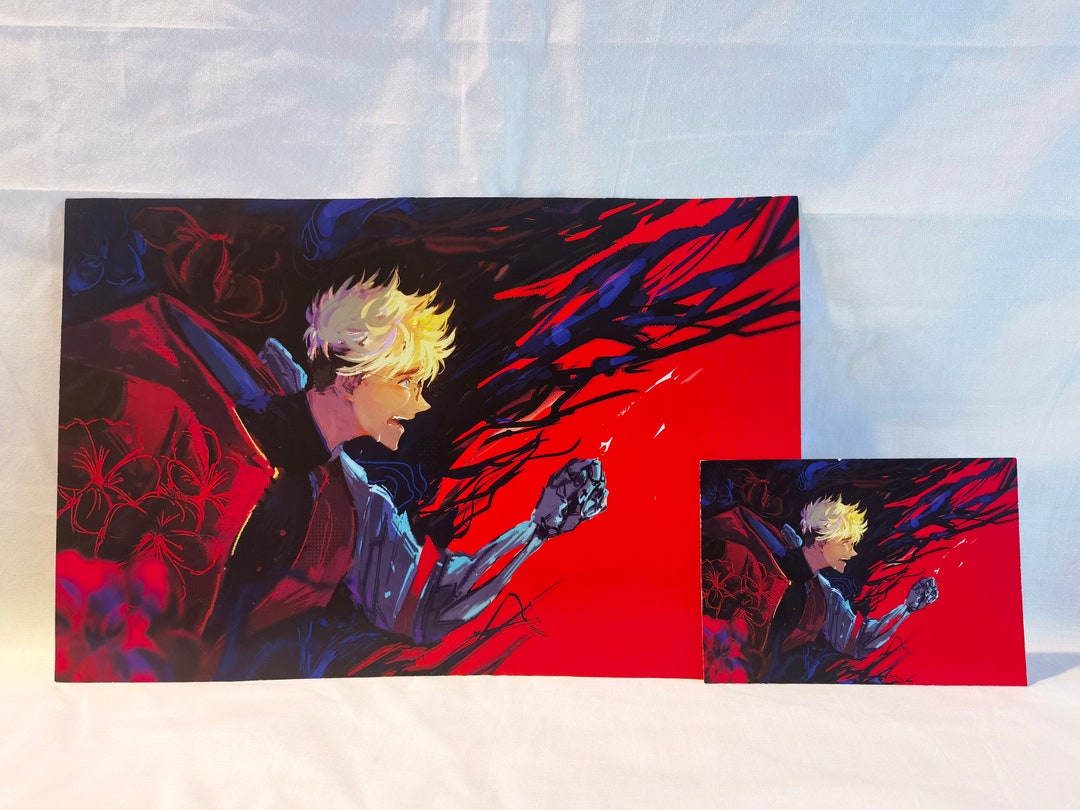 Vash Keep on Running Anime Boy Artprint 5x7 - Etsy