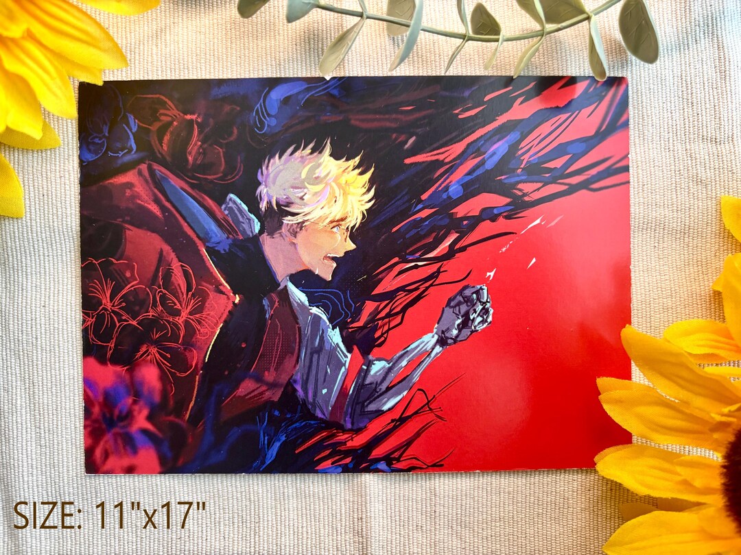 Vash Keep on Running - Anime Boy Artprint 11"x17" - Etsy