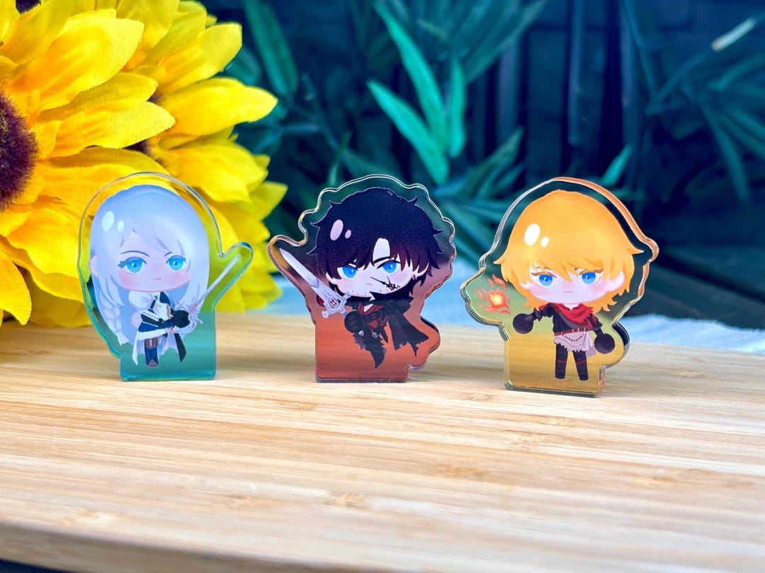 FFXVI Chibi Acrylic Block - Clive, Jill, Joshua - Etsy