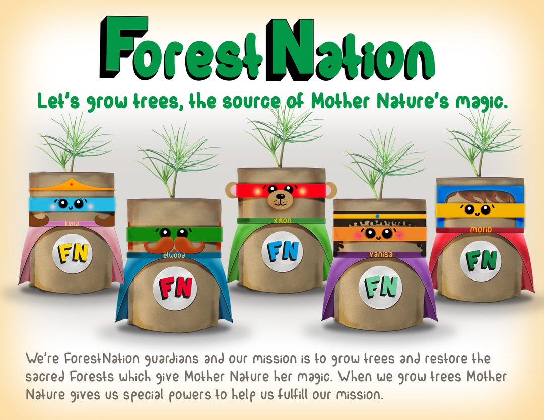 Guardians Tree Kits for Kids With Coloring Sheets and Mission Cards, We ...