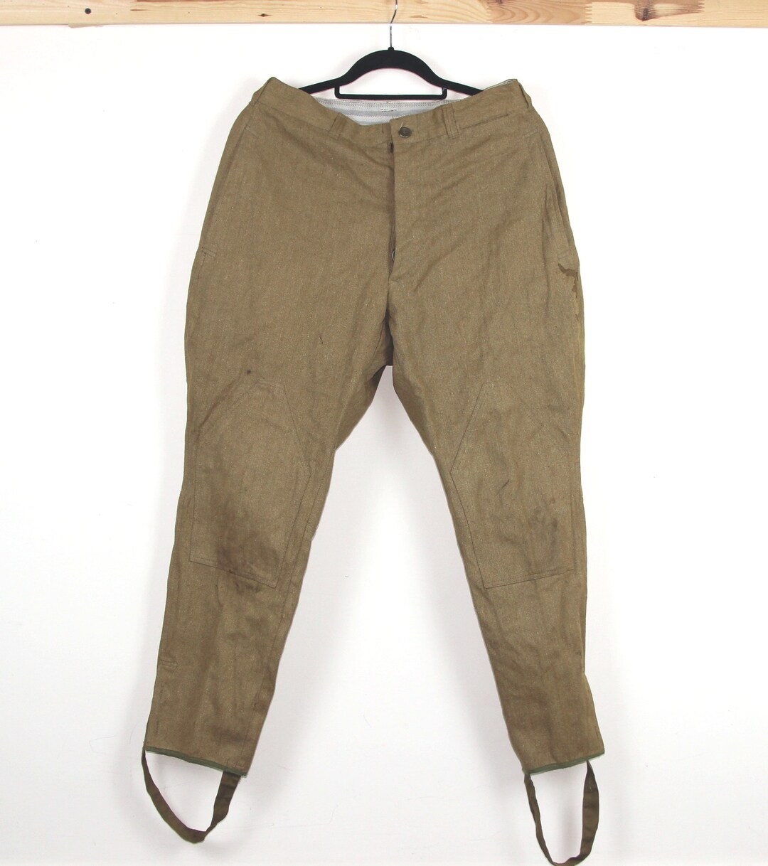 Soviet Military Uniform Uniform Red Army Trousers USSR Riding Breeches ...