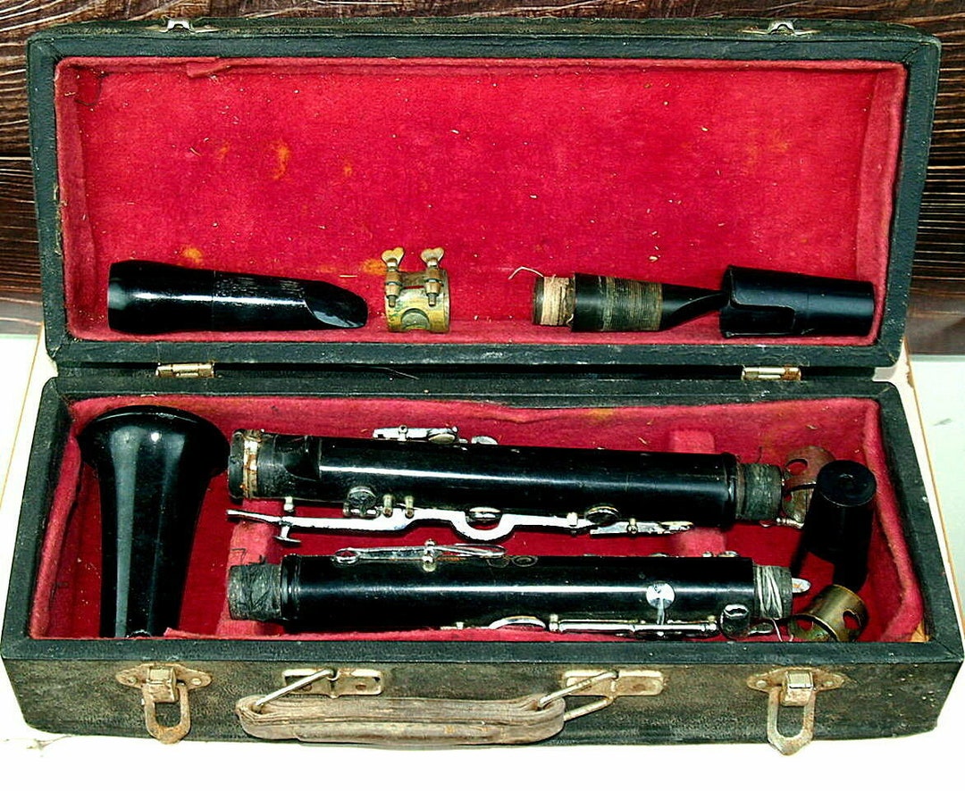 Soviet Clarinet Musical Wind Instrument Vintage Clarinet Wind Band ...