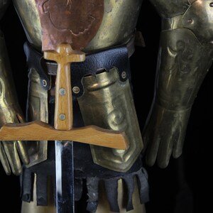 HANDMADE Sculpture Souvenir KNIGHT Material Brass Medieval Knight ...