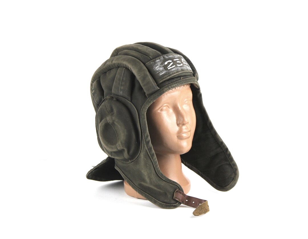 Original Vintage Tanker Tankman Tank Cap Helmet SUMMER Made in USSR - Etsy